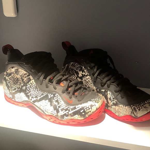 Jordan | Shoes | Rare Air Foamposites Albino Snakeskin | Poshmark